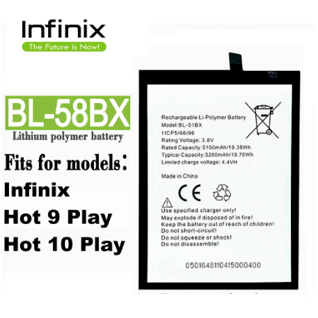Infinix Battery Hot 9 Play /Hot 10 Play /Hot 10i / Hot 10/Hot 10s BL ...