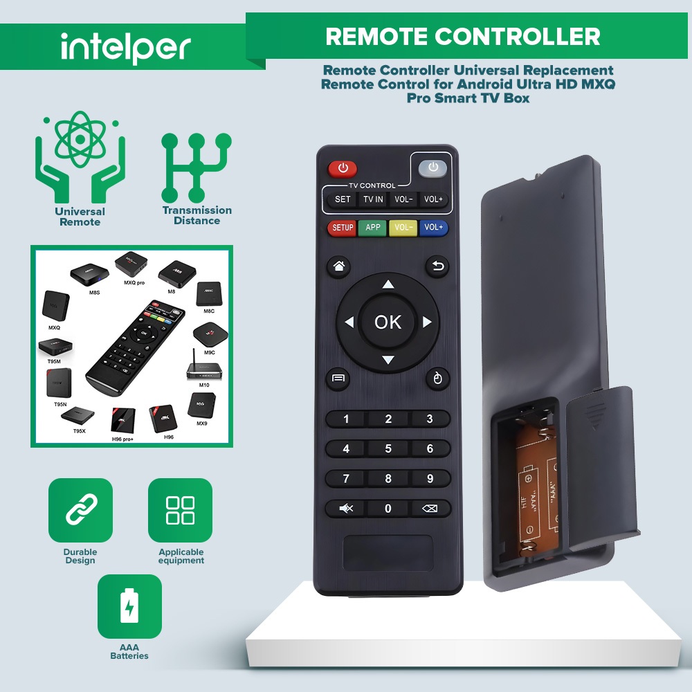 Intelper Universal Replacement Remote Control for MXQ Pro TV Box ... Intelper Universal Replacement Remote Control for MXQ Pro TV Box ...
