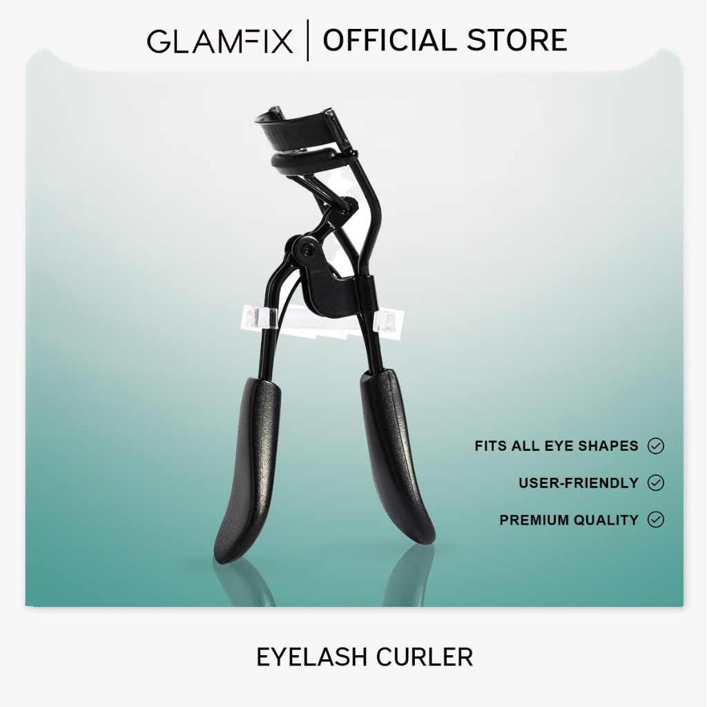 GLAMFIX Eyelash Curler- More Curling Fits All Eye Shapes Lasting Curl ...