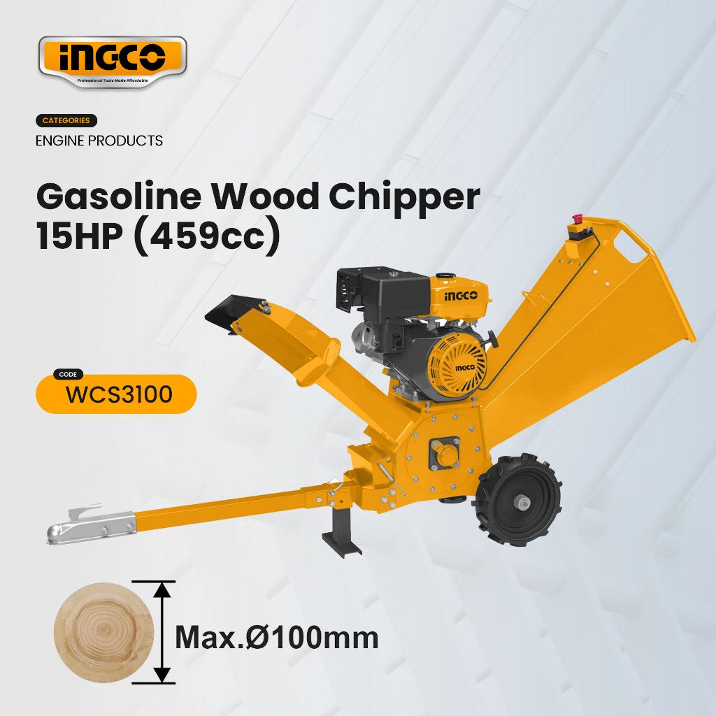 INGCO 15HP Gasoline Wood Chipper 459cc WCS3100 IIT IPT DBS | Shopee ...