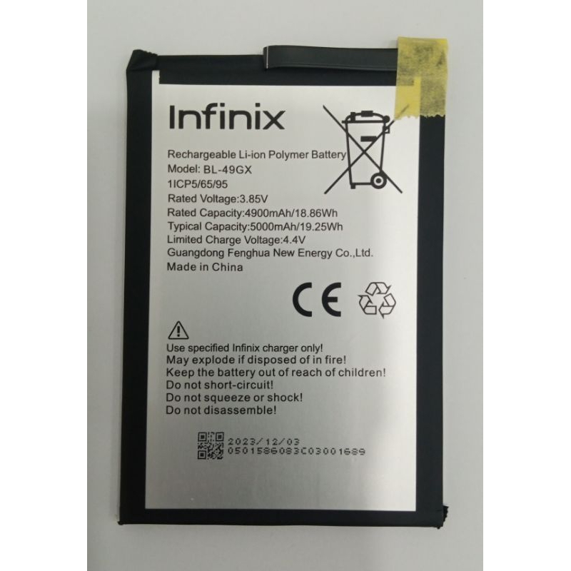 Infinix Original Battery (BL-49GX) | Shopee Philippines