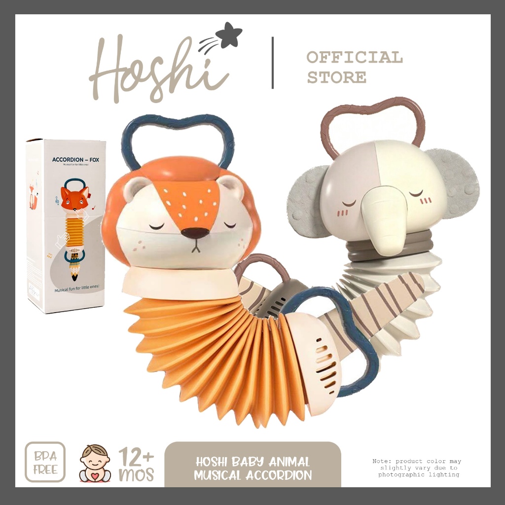 Hoshi Baby Animal Accordion Musical Instrument Toy, Educational ...
