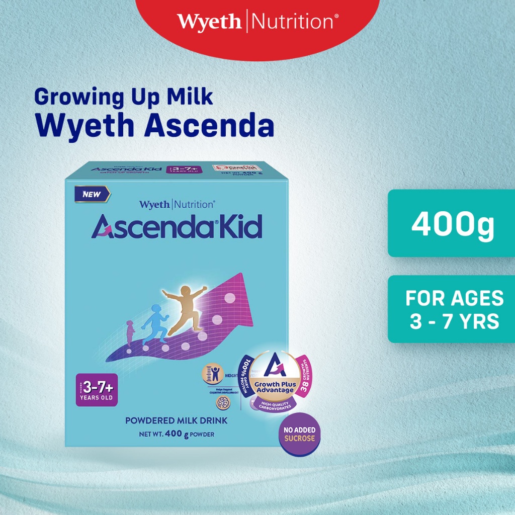 Wyeth Nutrition® ASCENDA® 4 KID Milk Drink for Children 3+ years old ...