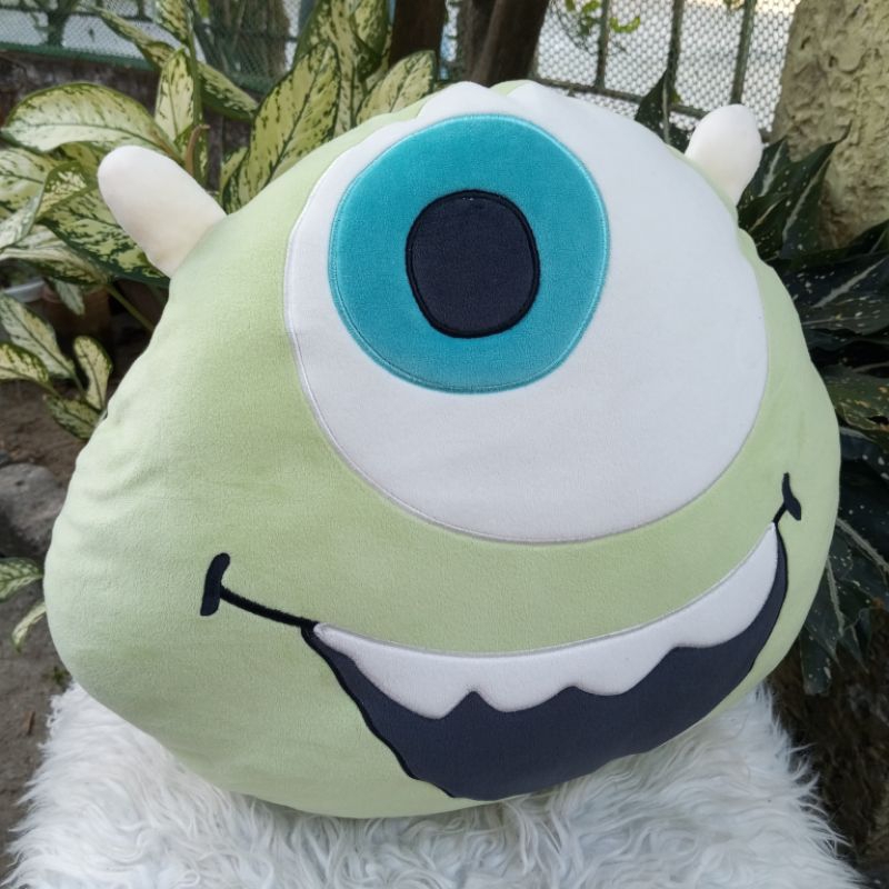 DISNEY Pixar Monster Inc Mike Wazowski Head Plush Stuffed Toy | Shopee ...