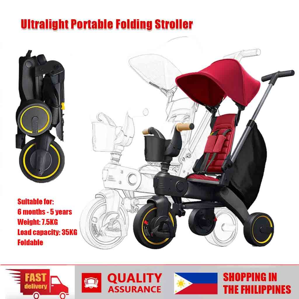 EvianAngel Stroller Bike For Baby 3 In 1 Bike For Kids Foldable 3 Wheel ...