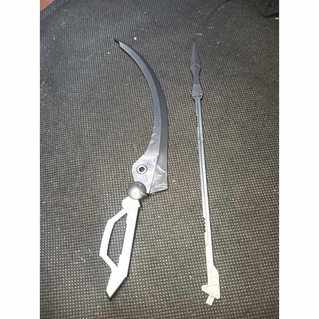 HG/RG Weapon Scythe/Spear/Sword (Top Secret for EVA) BLACK | Shopee ...