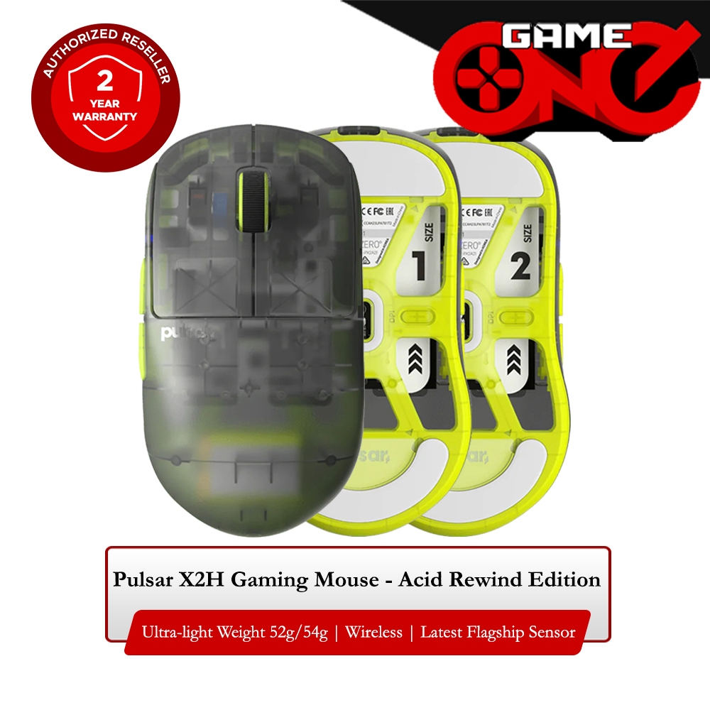 Pulsar X2H / X2H Mini Ultra-light Wireless Gaming Mouse - Acid Rewind ...