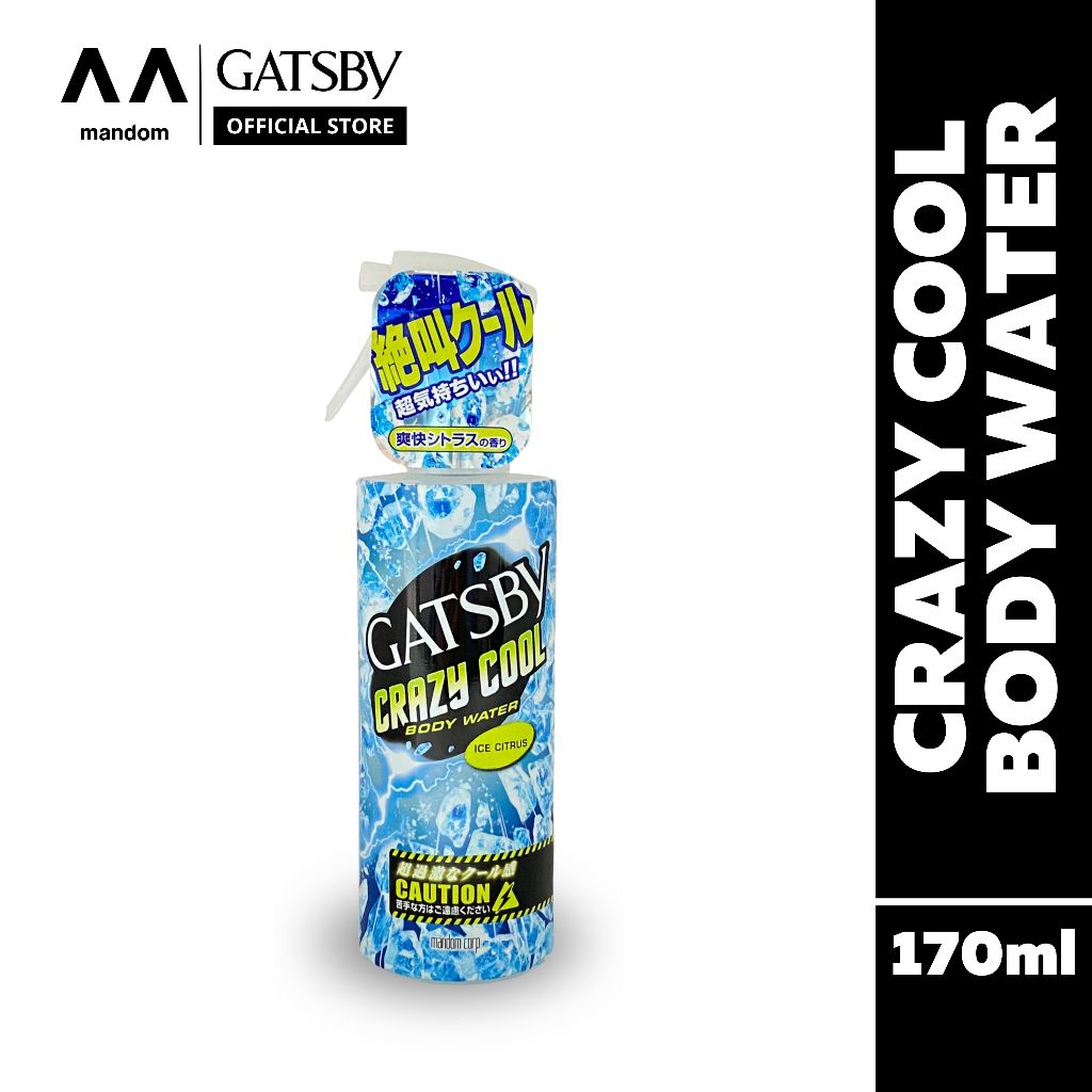 GATSBY CRAZY COOL BODY WATER - ICE CITRUS 170ml | Shopee Philippines