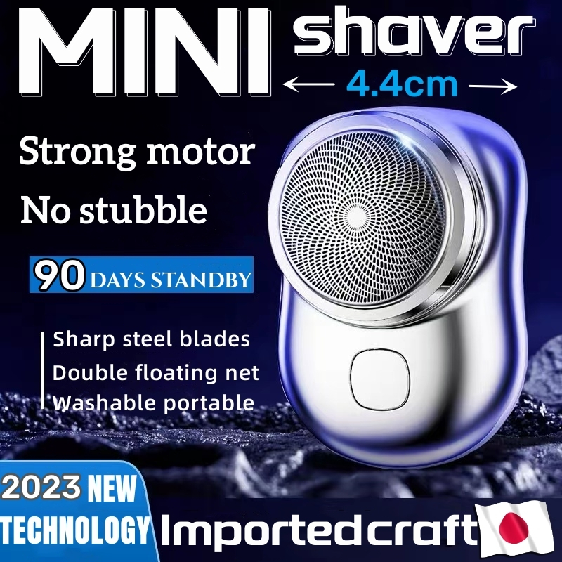 Portable Electric Shaver For Men Rechargeable Trimmer Travel Mini Razor ...