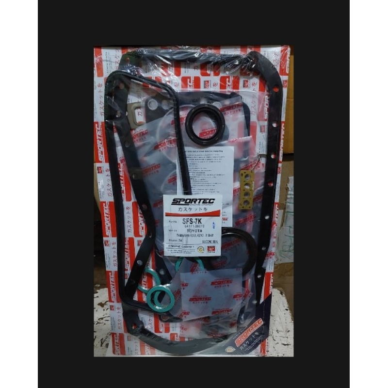 SFS-7K OVERHAUL GASKET TOYOTA TAMARAW FX 1995, REVO 7K 1996-2001 ...