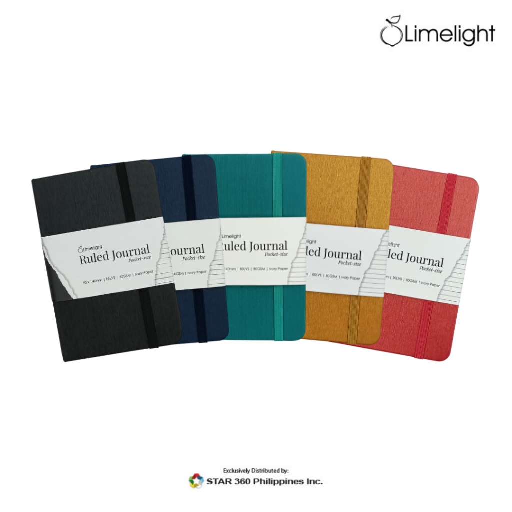 Limelight Pocketsize Ruled Journal (Metallic) | Shopee Philippines