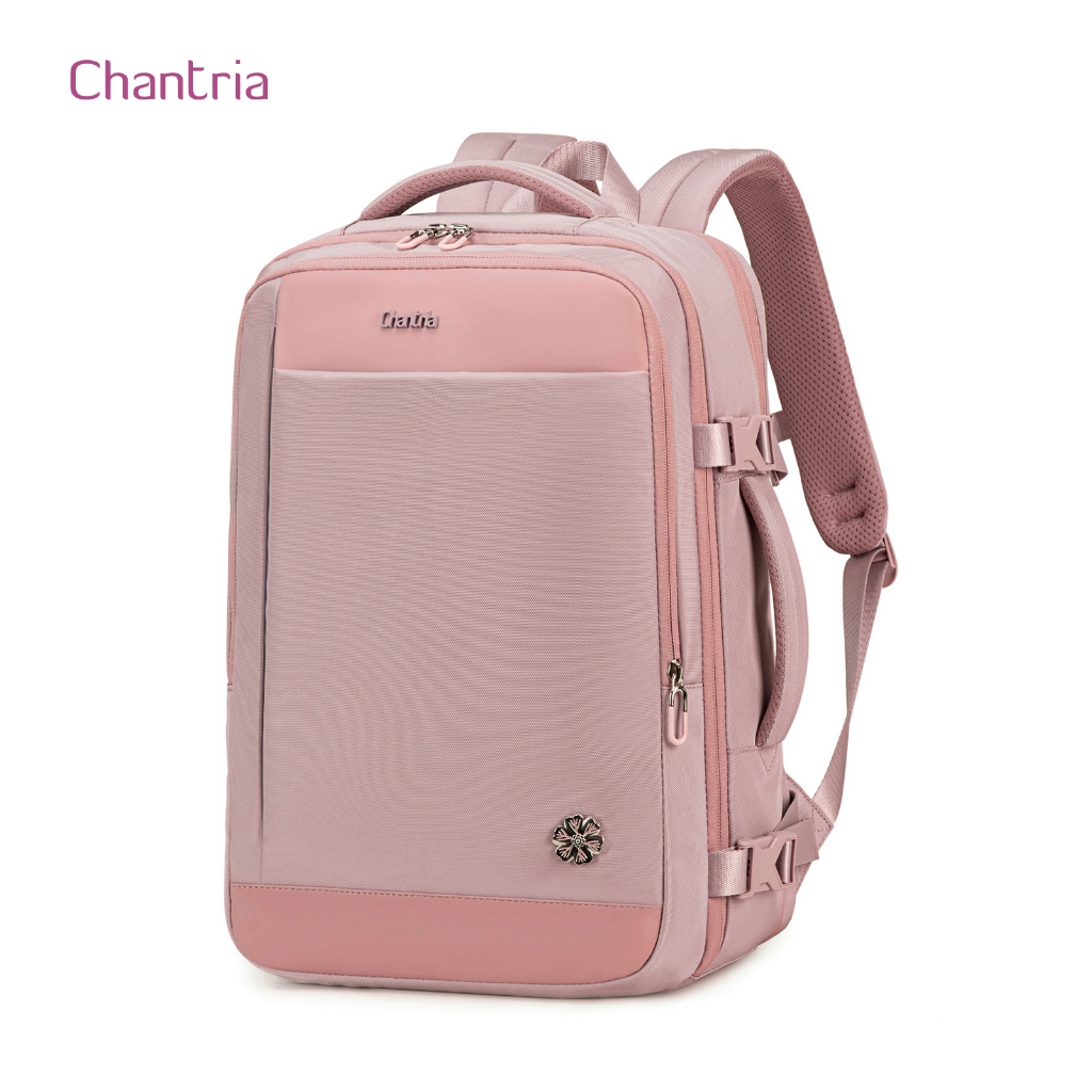 Chantria CB00606 Waterproof Expandable 3 Zipper Suitcase with USB Port ...