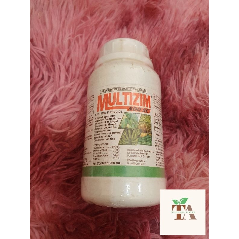 Multizim 500SC systemic fungicide Broad Spectrum ~ Carbendazim | Shopee ...