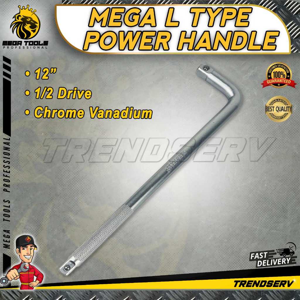 MEGA POWER HANDLE L-Type 12 1/2DRIVE | Shopee Philippines