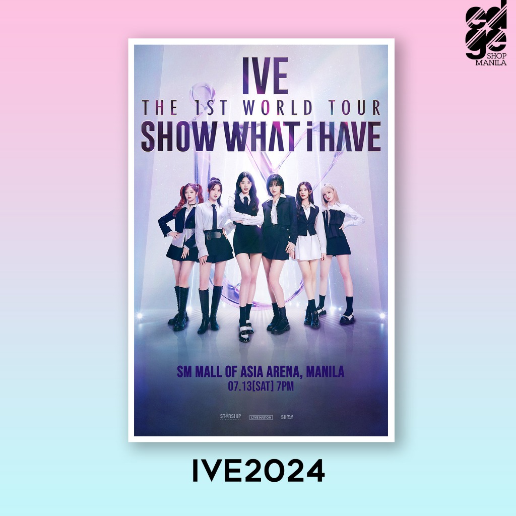 IVE IN MANILA Concert Posters ( 305mm x 470mm ) | Shopee Philippines