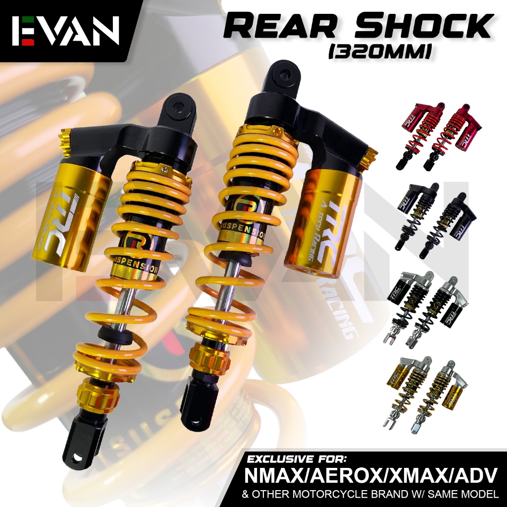 EVAN.PH TRC 320mm Rear Dual Shock Absorber Suspension (Free 1set Spring ...
