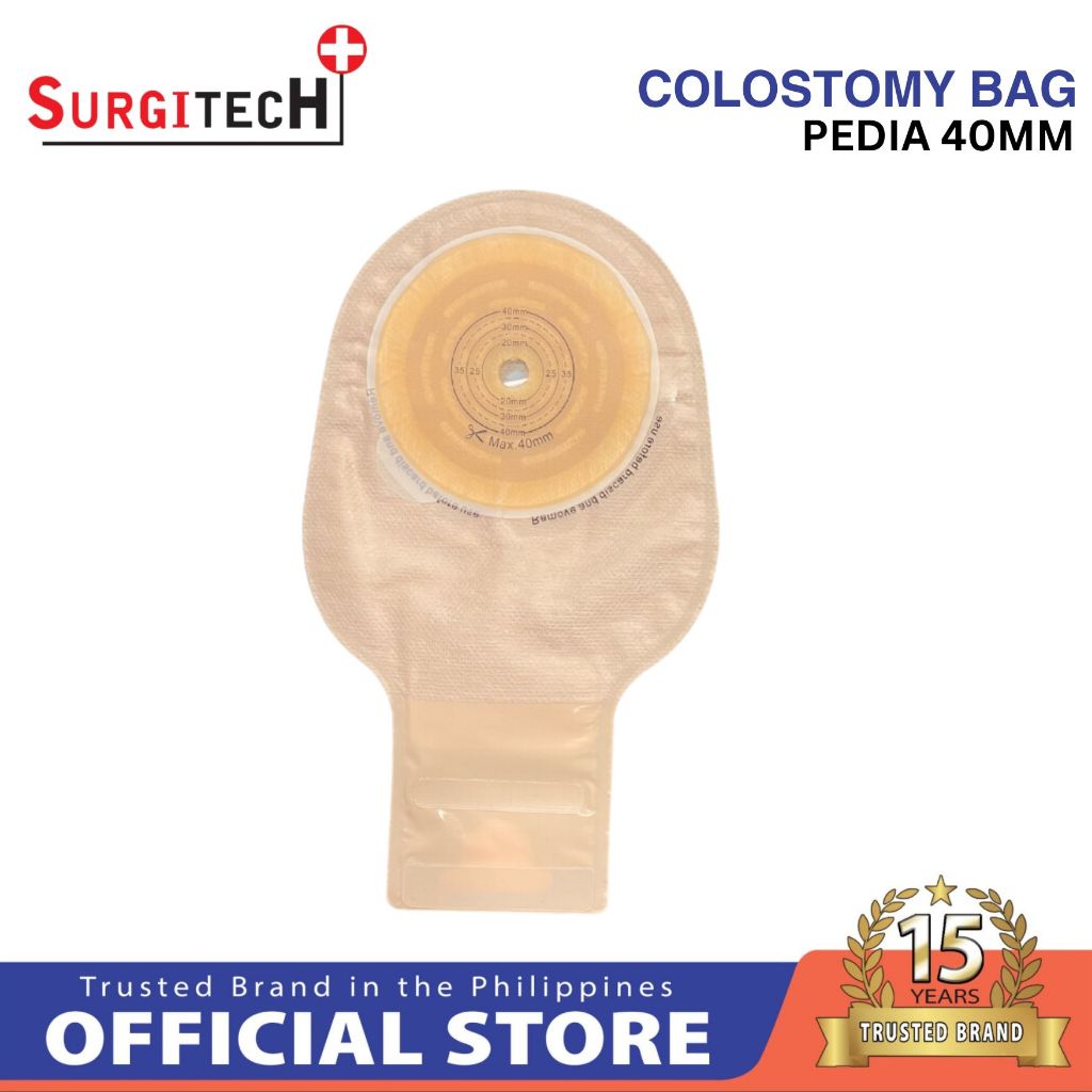 Surgitech Colostomy Bag PEDIA 40mm (1pc) | Shopee Philippines