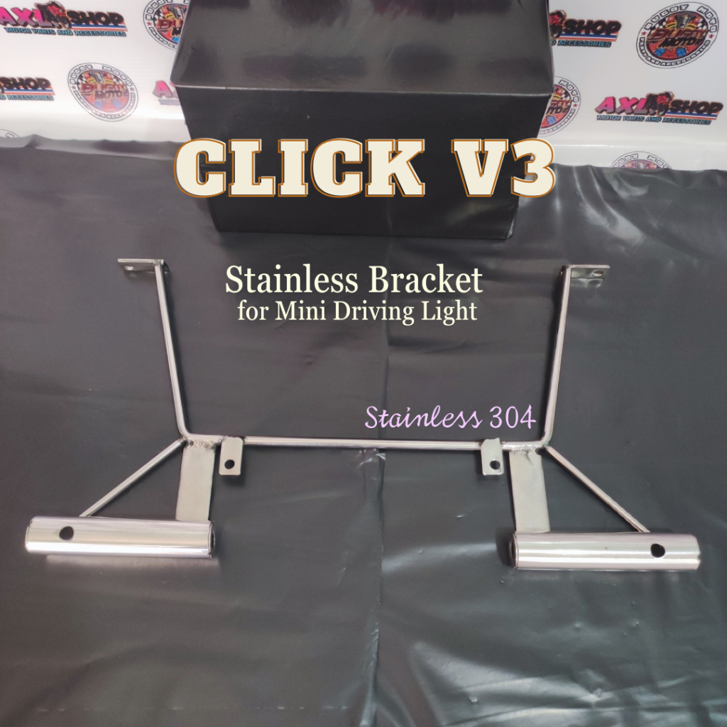Click V4 V3 MDL bracket click v3 stainless mini driving light bracket for Click version 3 heavy ...