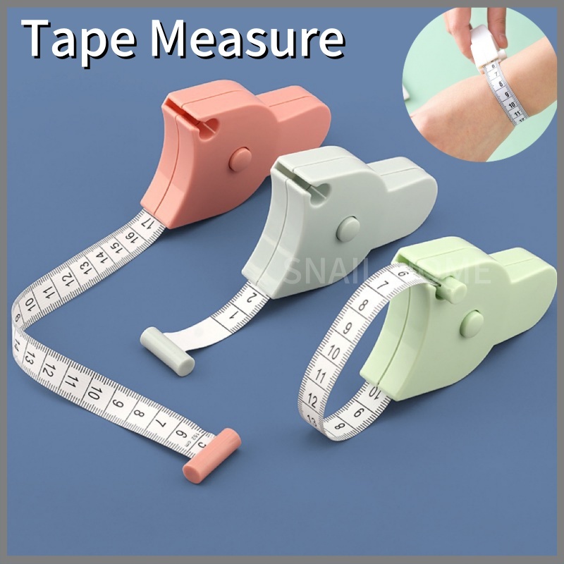 Retractable Tape Measure Fitness Caliper Body Waist Chest Arms Legs ...