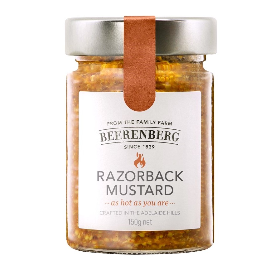 Beerenberg Razorback Mustard - Gluten Free - Vegan - From Australia ...