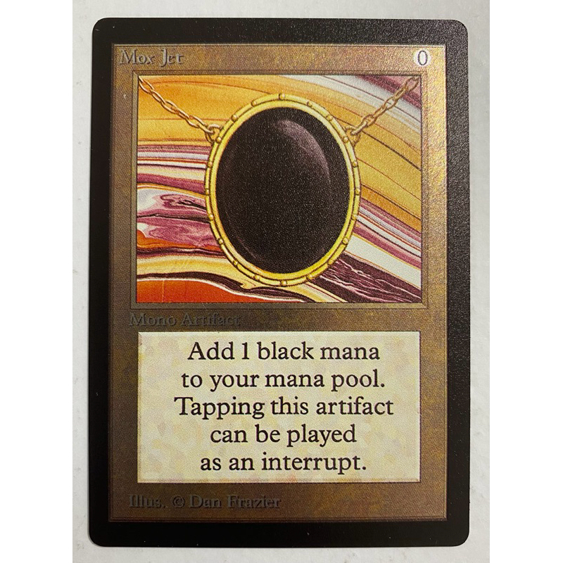 Metal Card - Magic Cards (MTG) - Mox Jet | Collector's Edition (CED ...