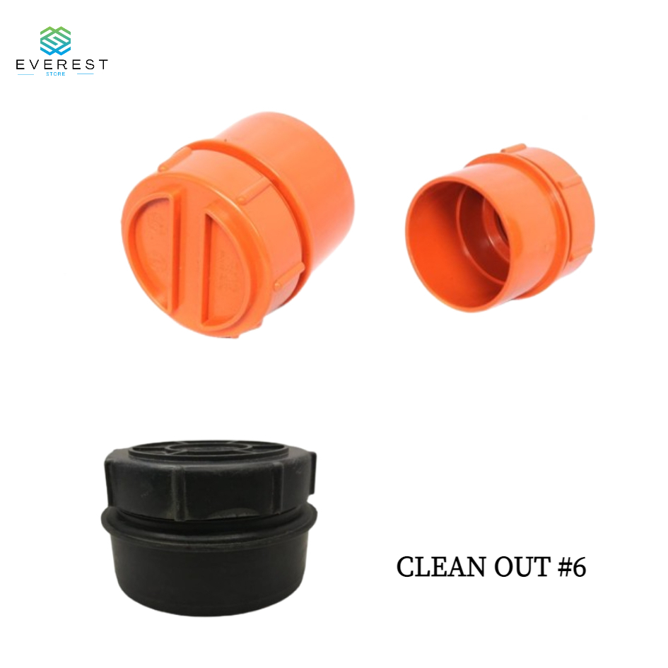 PVC Clean Out Black /Orange #6 (PER PCS) | Shopee Philippines