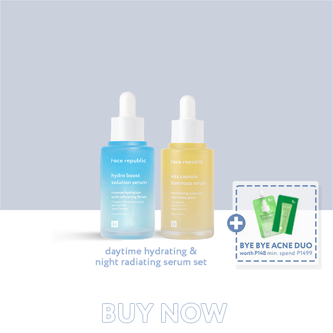 Face Republic Daytime Hydrating and Night Radiating Serum Set ...
