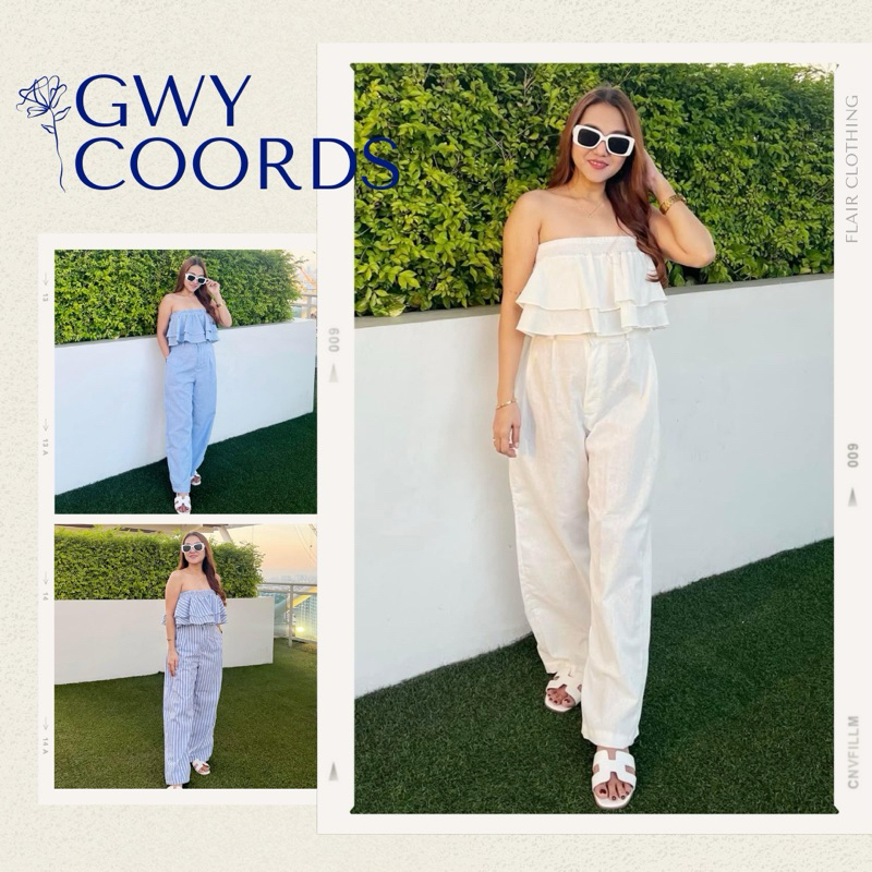 Gwy Coords — Layered Tube Top with Pants Terno Coordinates | Flair ...