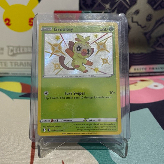 Grookey (shiny) shining fates pokemon trading cards | Shopee Philippines