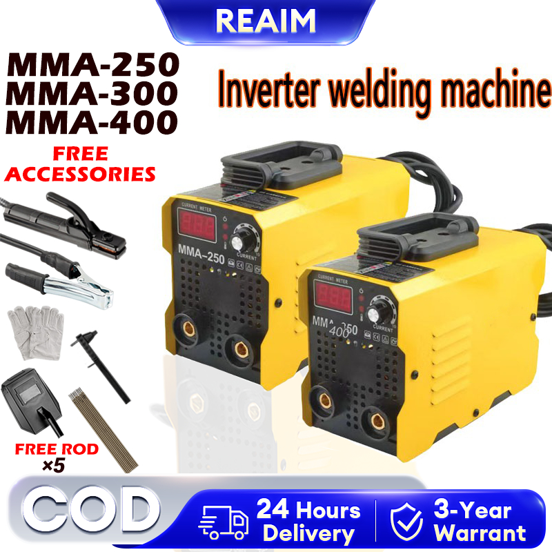 REAIM Welding Machine MMA-250 Portable IGBT Inverter MMA Welder ARC ...