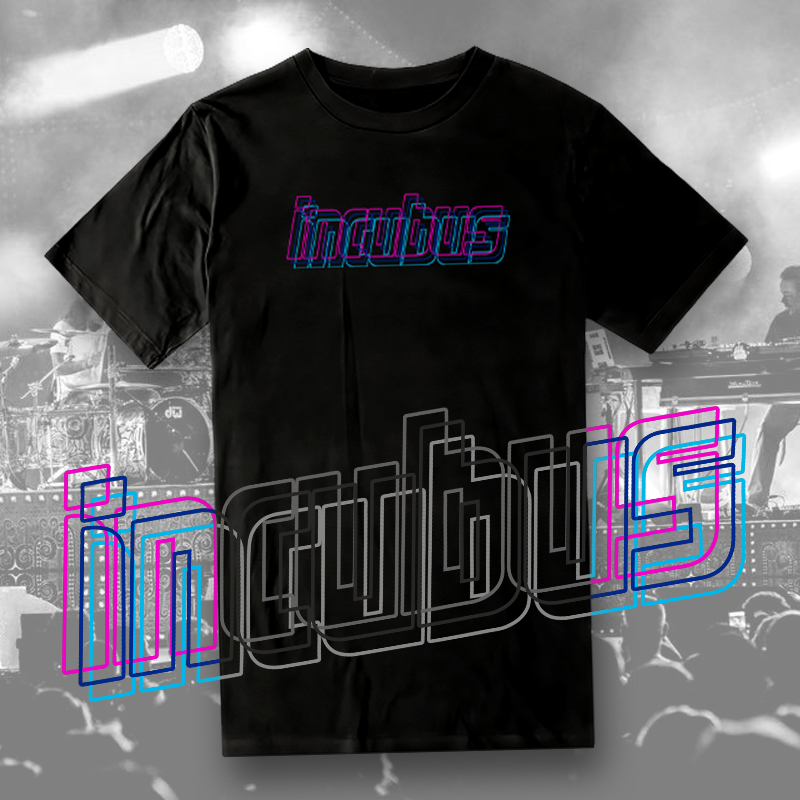 Incubus T-Shirt Trippy Band Logo Black | Shopee Philippines