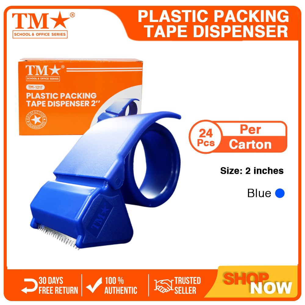 TM 24 pcs Plastic Packing Tape Dispenser 2 Inches (TM-1217) | Shopee ...