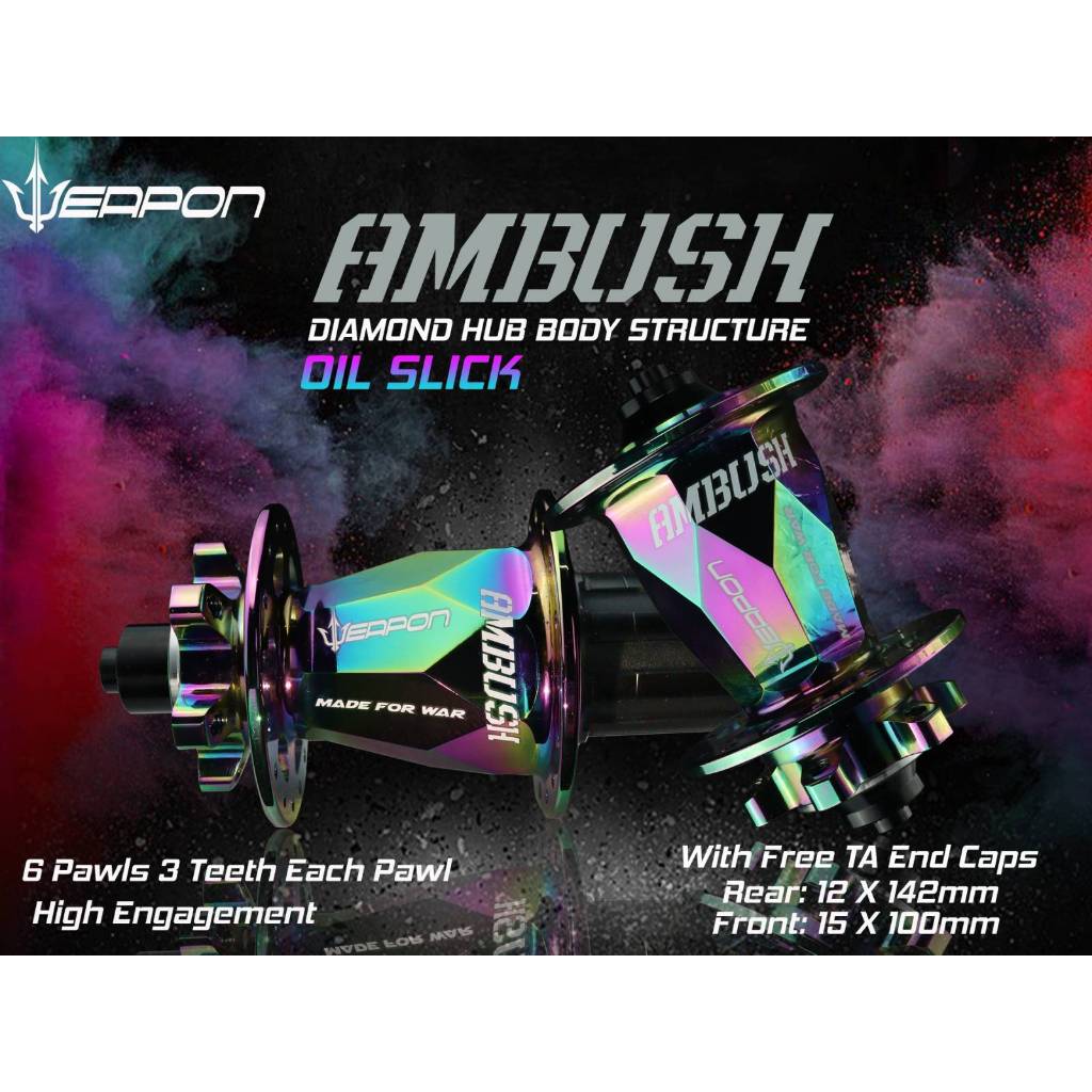 WEAPON AMBUSH 2.0 HUBS 6 PAWLS 3 TEETH | Shopee Philippines