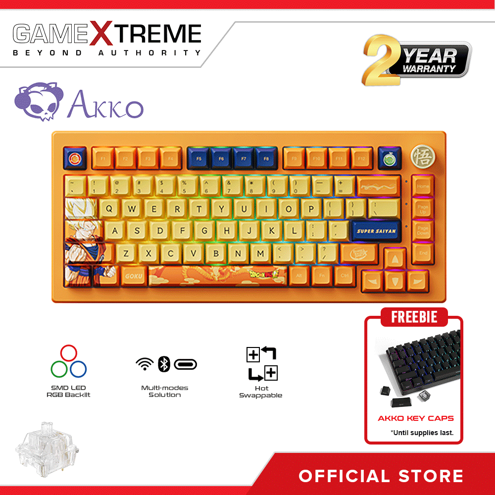 Akko Dragon Ball Super Goku 5075B Plus Tri-Mode RGB Hot-Swappable ...