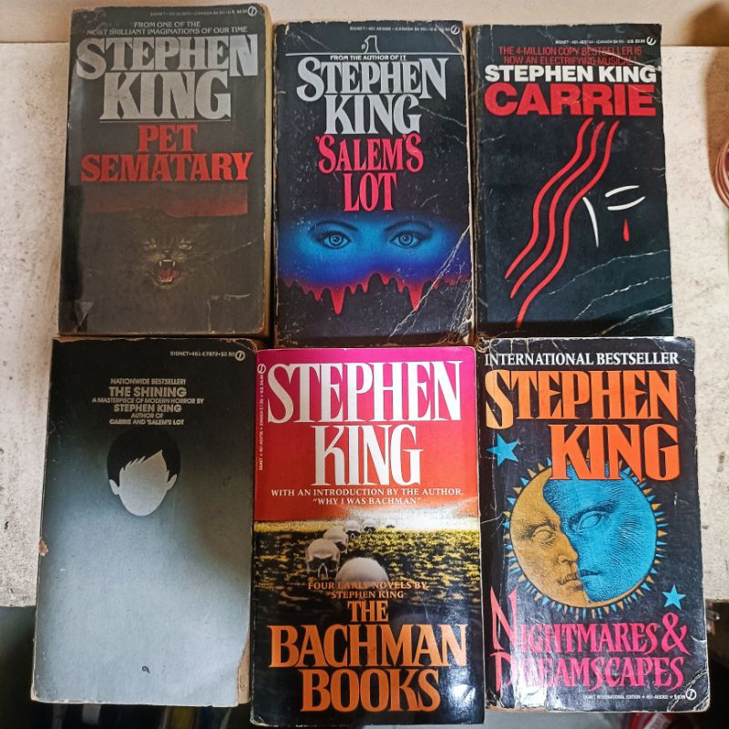 BUNDLE! Stephen King Rare Find Novel | Shopee Philippines