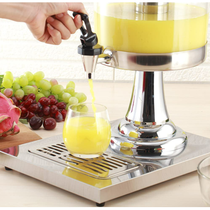 juice dispenser with stand with Ice Chamber Juice bucket Stainless ...