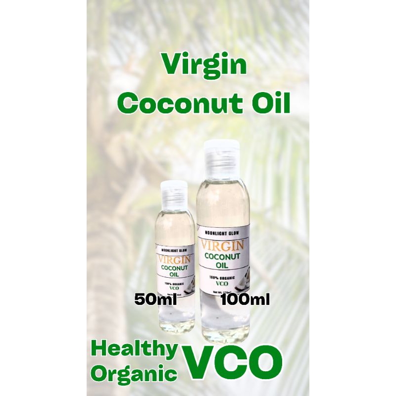 VIRGIN COCONUT OIL VCO (FOOD GRADE) 50ml & 100ml Available | Shopee ...