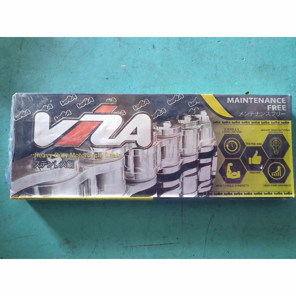 Viza Heavy Duty Motorcycle Chain 428 110L/120L/428H-130L/428H-120L ...