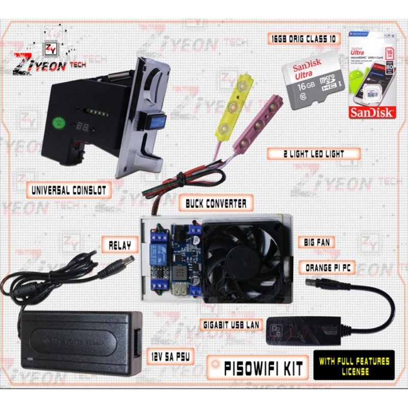 DIY Wifi Kit || Orange Pi One 1gb Kit || With License | Parts For ...