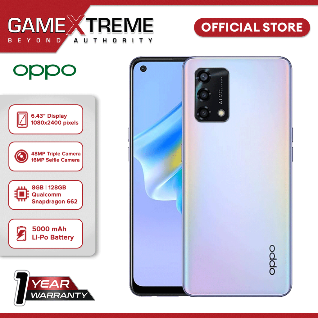 Oppo A95 8gb/128gb Glowing Rainbow Silver | Shopee Philippines