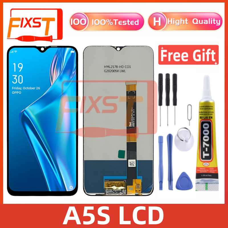 Oppo realme LCD A5s A12 Realme 3 LCD Digital Touch Screen Display Frame ...