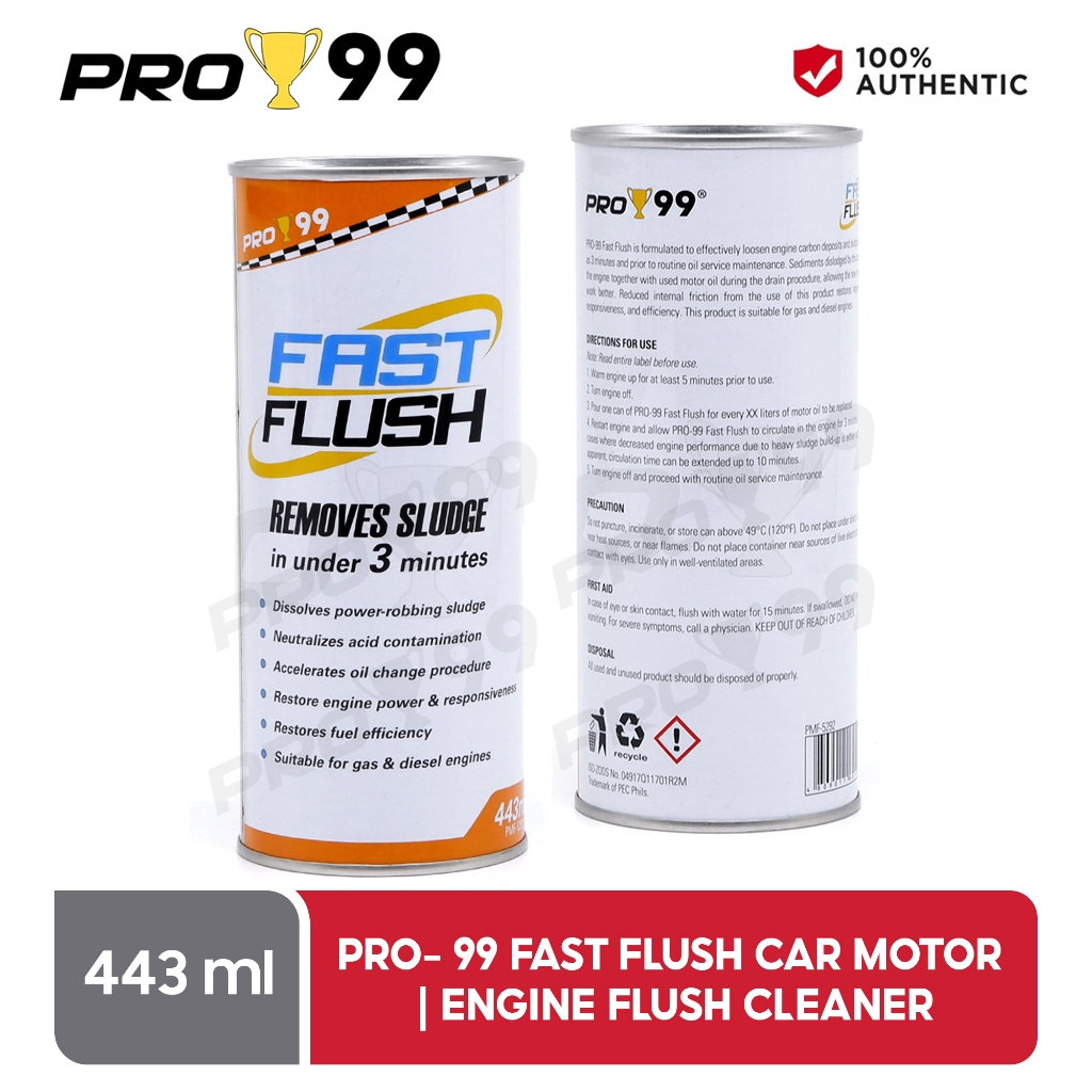 Pro-99 Fast Flush Car Motor / Engine Flush Cleaner 443mL | Shopee ...