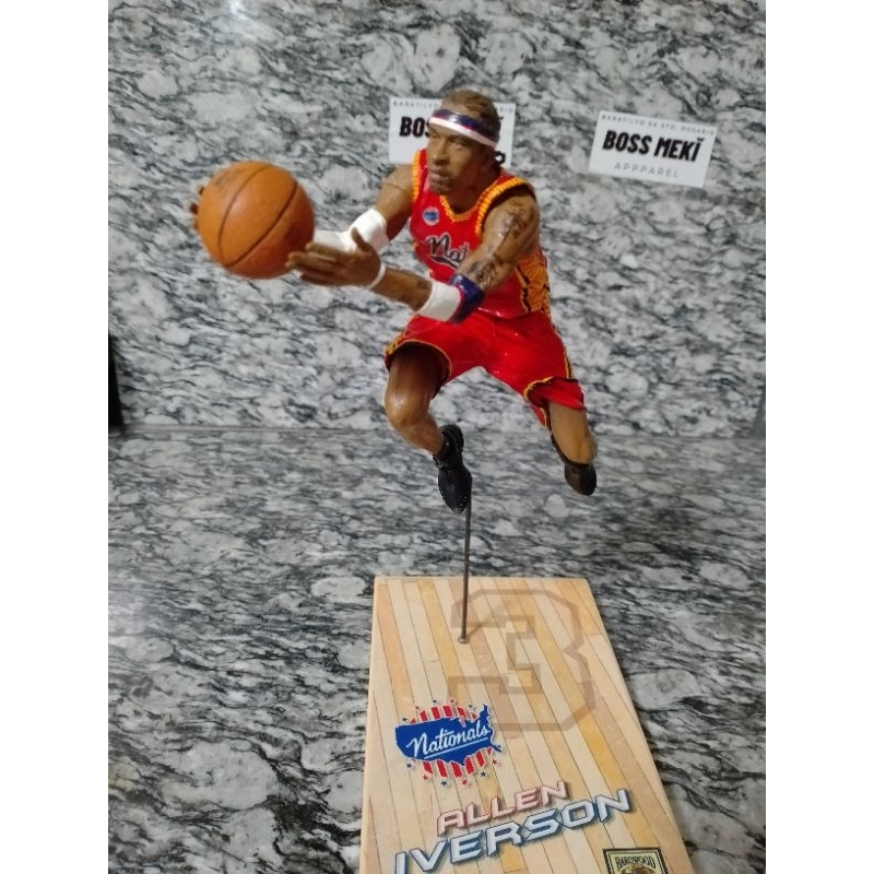 nba mcfarlane Allen Iverson with box | Shopee Philippines