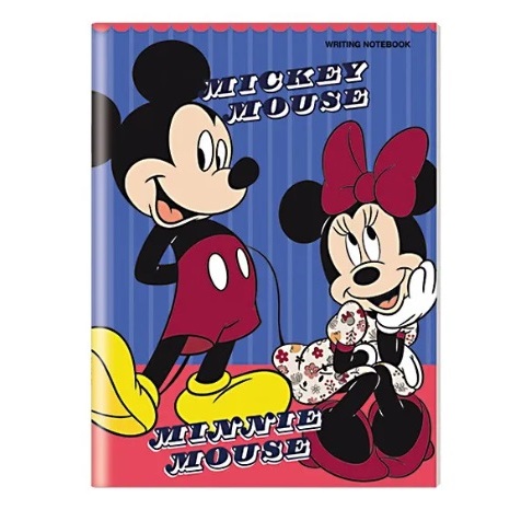 ORIONS Disney Mickey Mouse COMPOSITION NOTEBOOK w/ Plastic Jacket - 80 ...