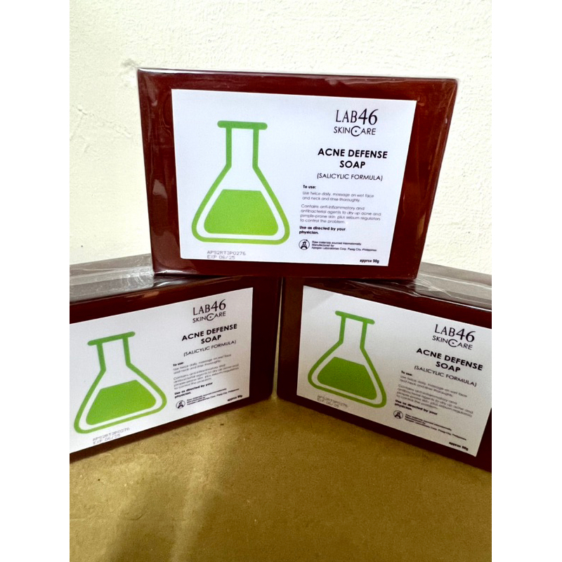 Lab46 Acne Defense Soap *New Look* 90g (Always New Stocks, Authentic ...