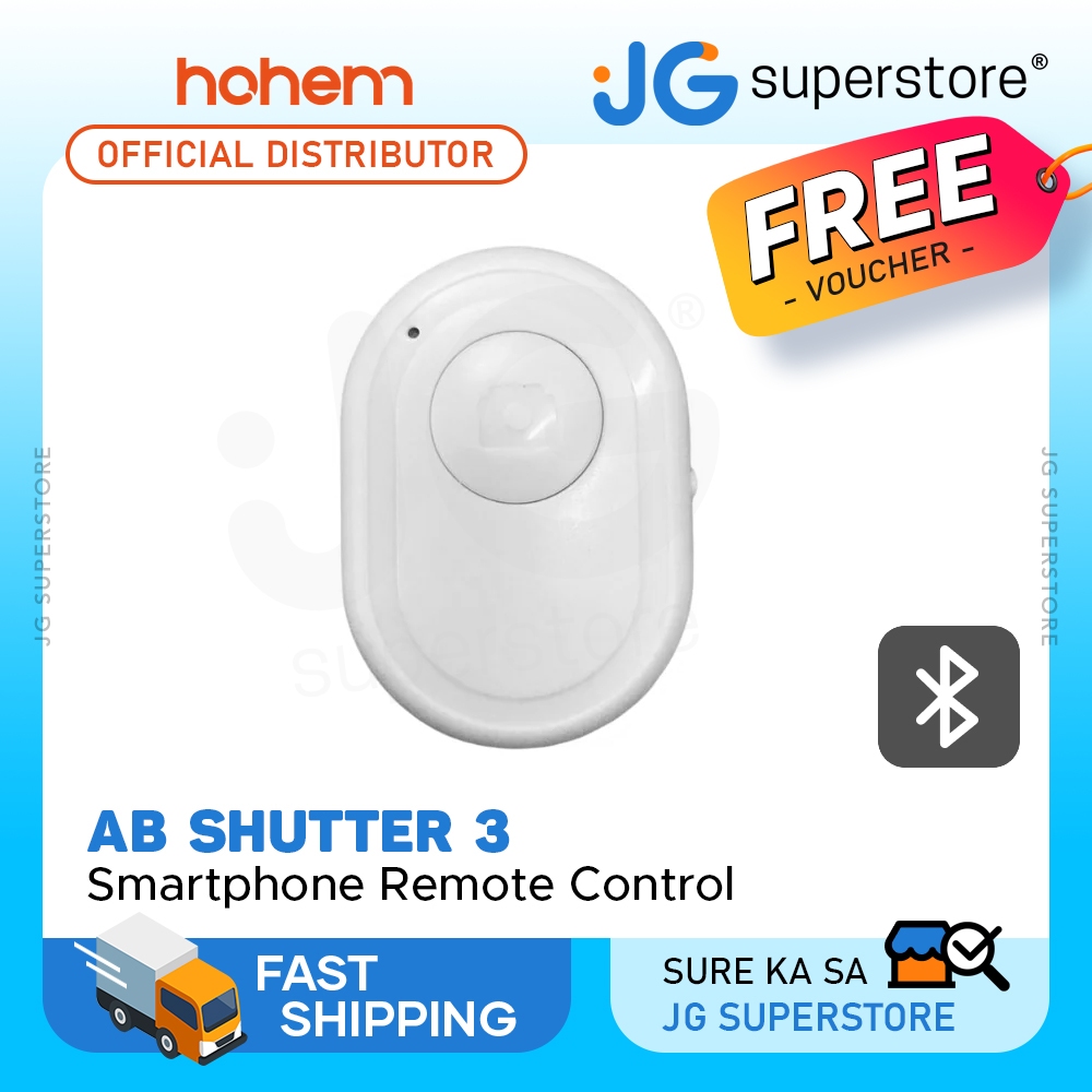 Hohem Mini Wireless AB Shutter 3 Universal Smartphone Bluetooth Remote ...