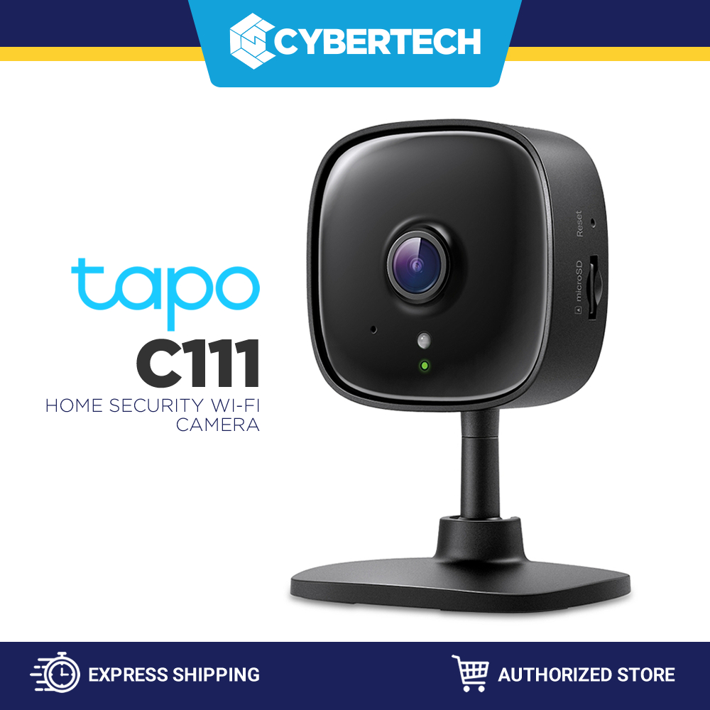 Cybertech TP-Link Tapo C111 Home Security Wi-Fi Camera | Shopee Philippines