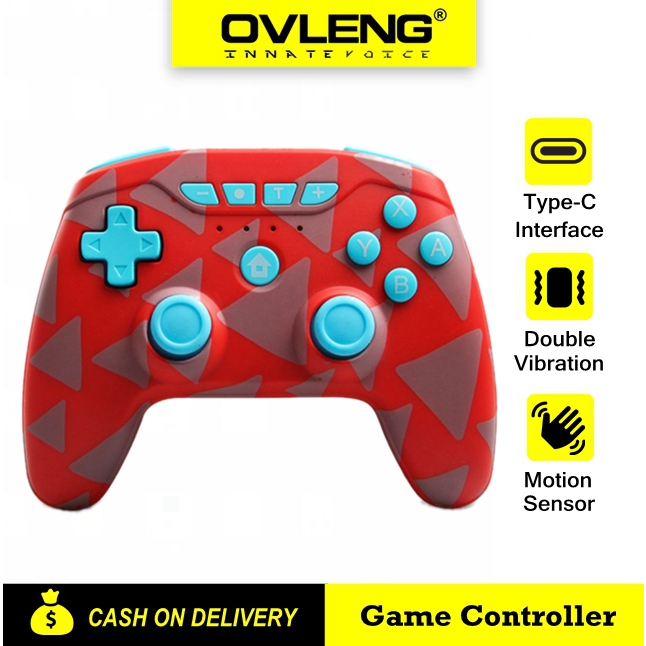 Ovleng Lanjue Wireless Gamepad Bluetooth Game Controller For Nintendo ...