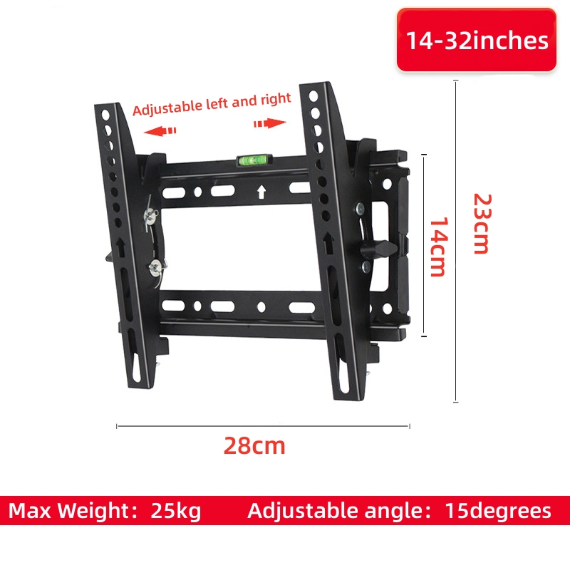 Adjustable TV Wall Mount Bracket for 26-65 inch TVs, Heavy Duty Steel ...