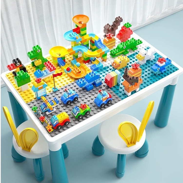 Lego Table For Kids Lego With Table And Chair For Kids Building Blocks ...
